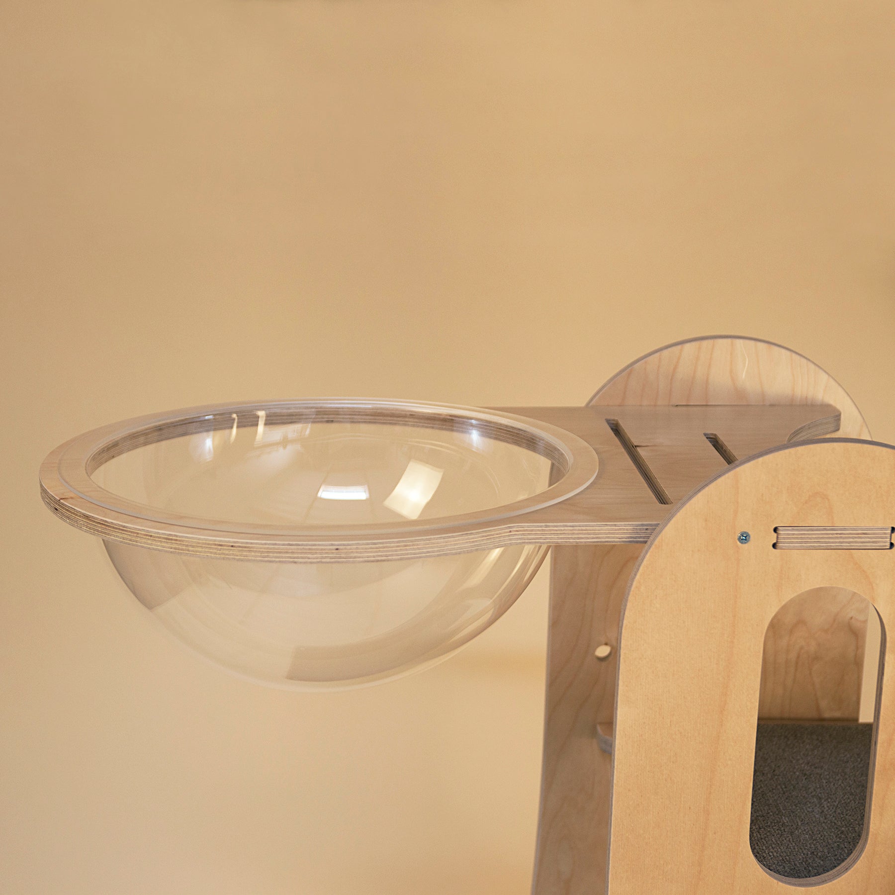 Transparent acrylic hammock – Bon Cat Furniture